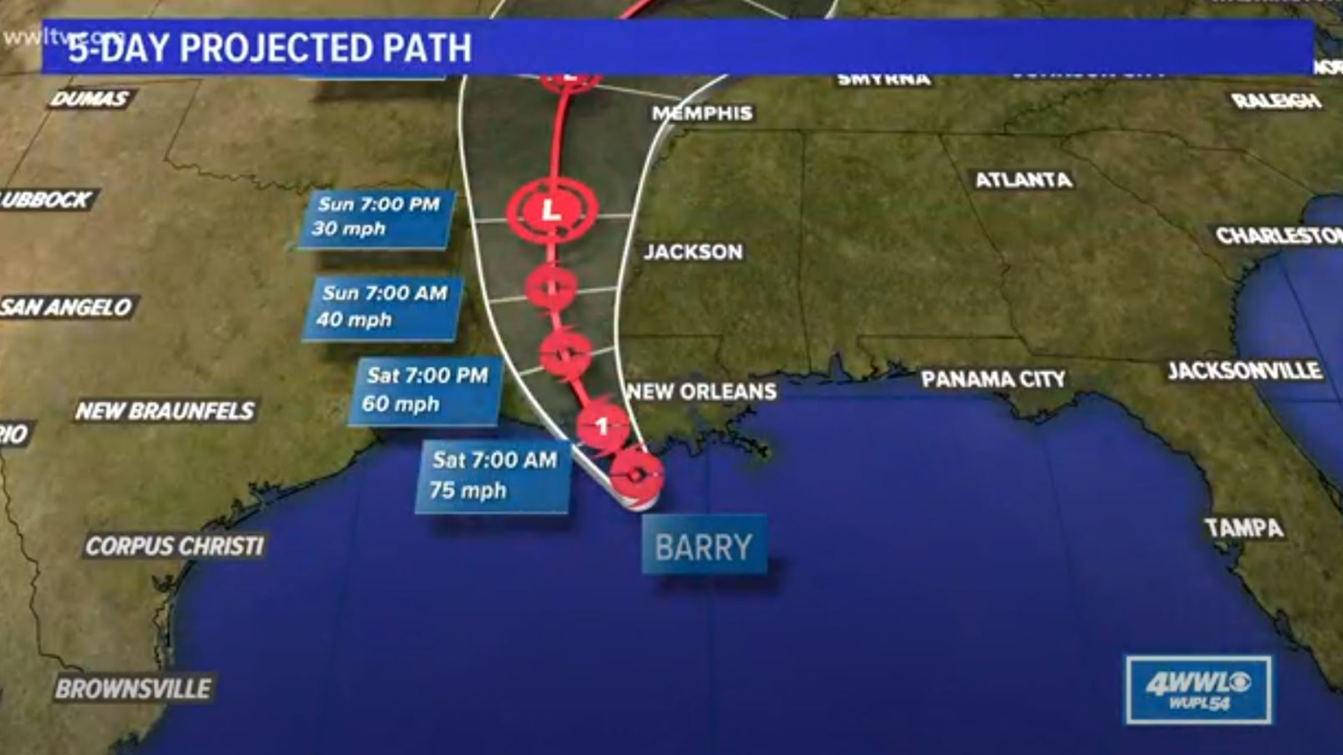 Weather on KHOU for Houston
