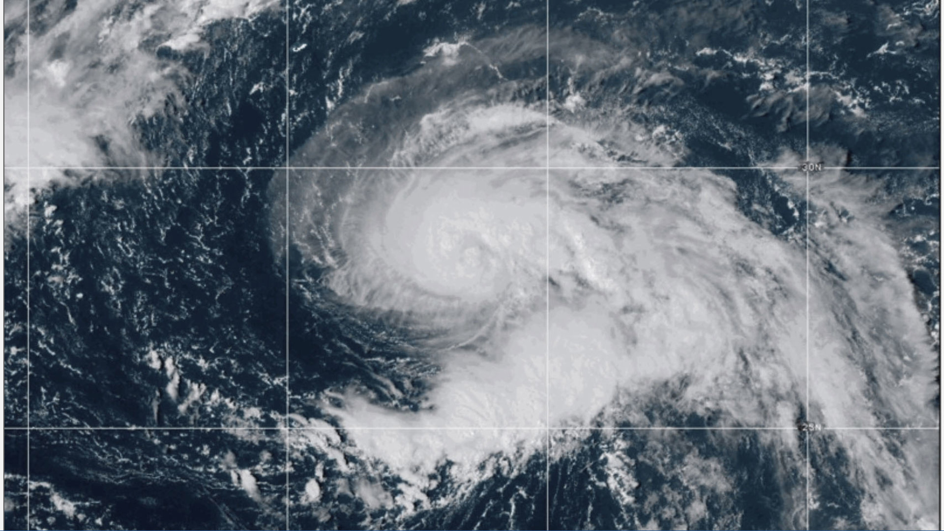 Strengthening Gabrielle becomes a hurricane in Atlantic southeast of ...