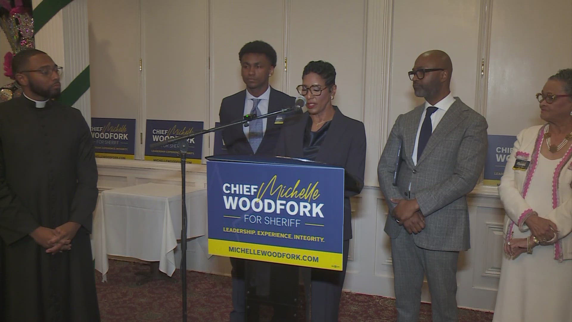 Former NOPD Chief Michelle Woodfork formally announces her candidacy ...