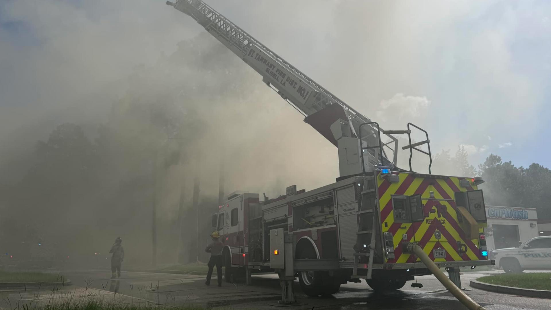 Watch: Slidell firefighters put out fire at Slidell restaurant | wwltv.com