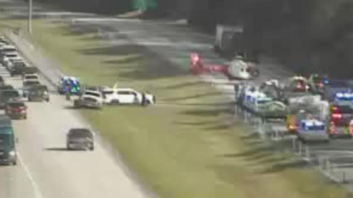 Major crash on I-59 disrupts Northbound traffic | wwltv.com
