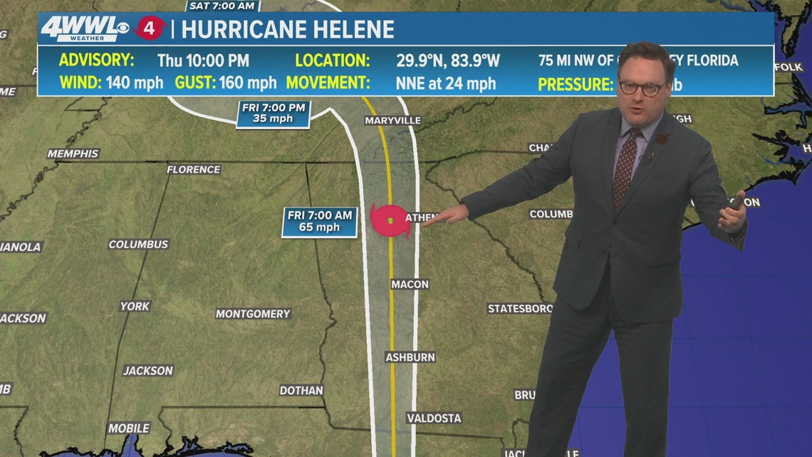 Tropical Update: Hurricane Helene moving, impacts far reaching with ...