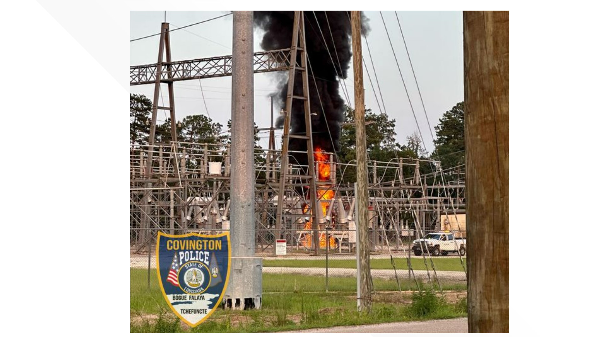 Power restored in Covington after fire at substation | wwltv.com