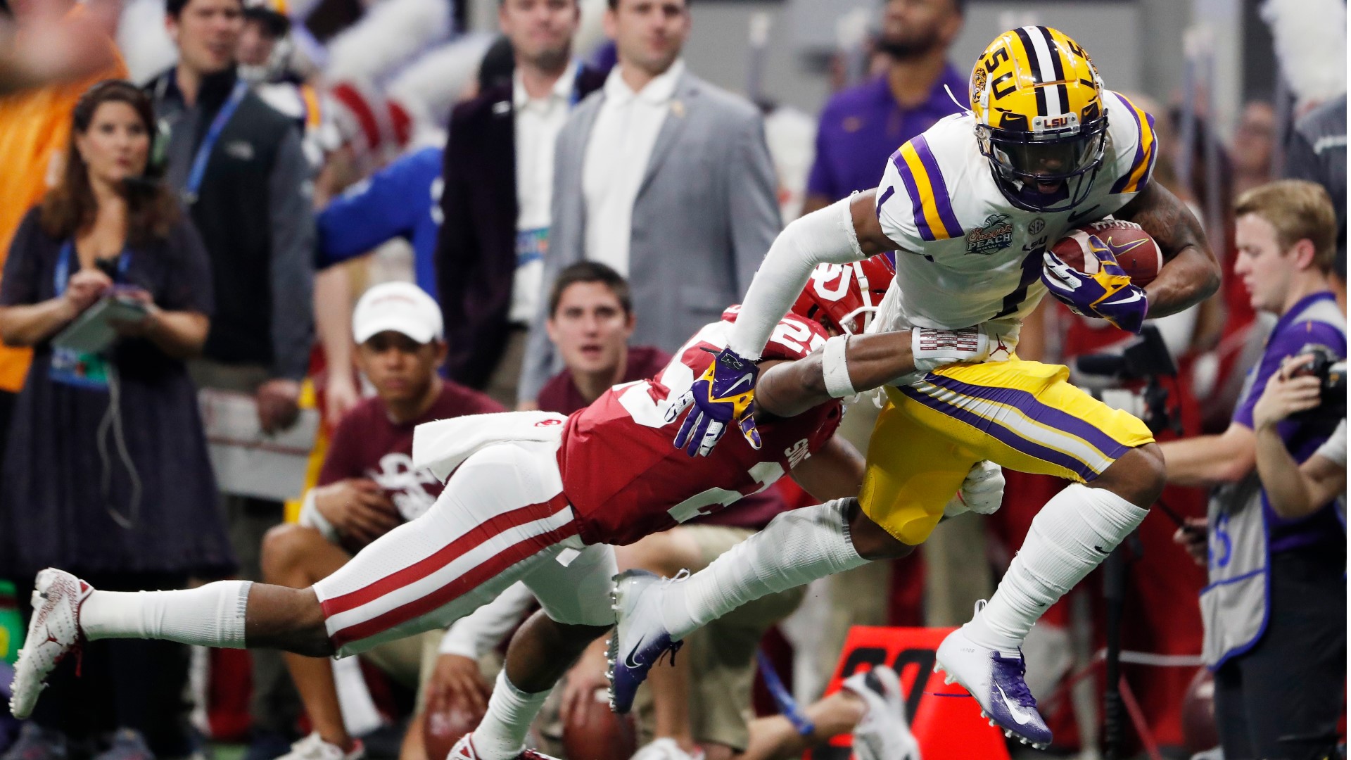 LSU beats Oklahoma 63–28, heads to National Championship in New Orleans ...