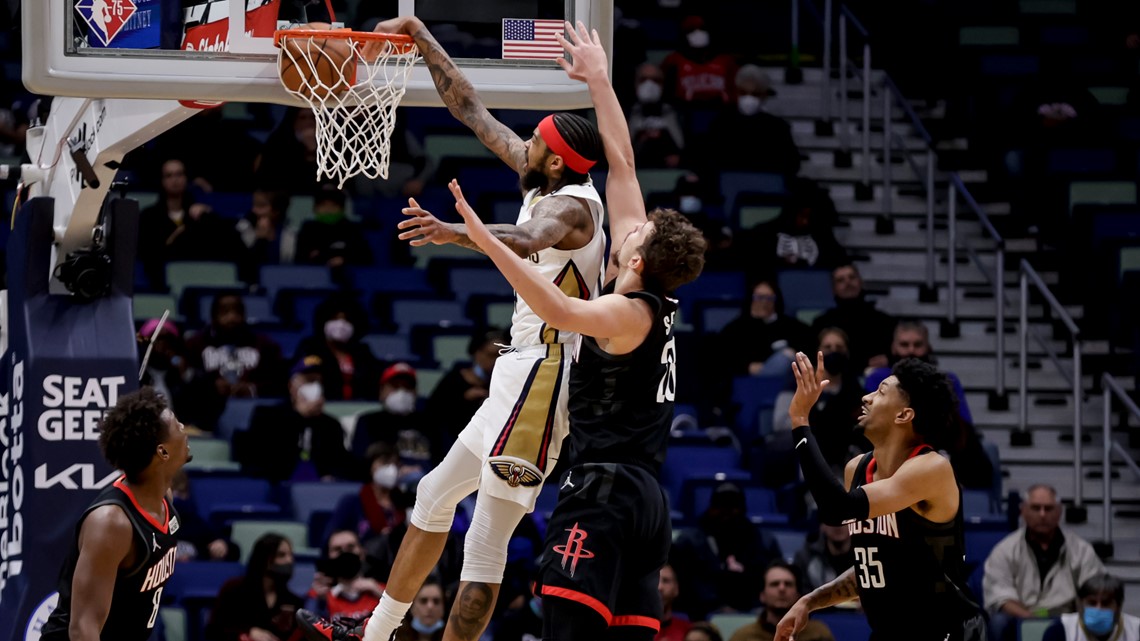 Ingram scores 26, surging Pelicans top Rockets 110-97 | wwltv.com