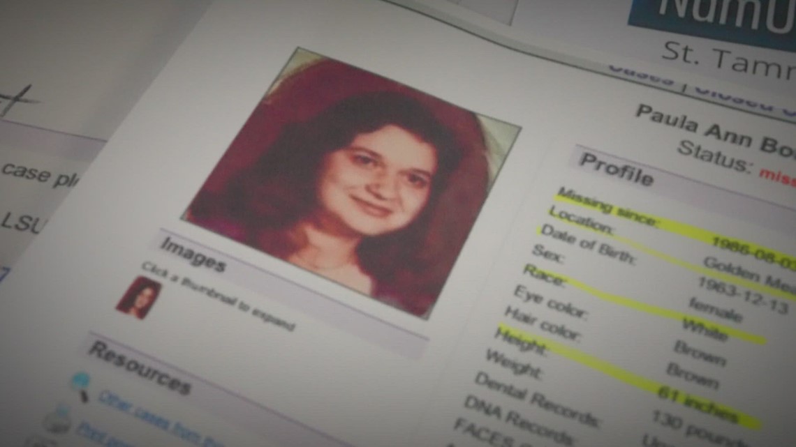 37 years ago a young woman disappeared in Lafourche Parish, then her ...