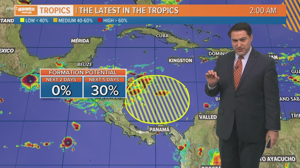 Friday morning tropical weather update: 2 areas to watch; 46 days left ...