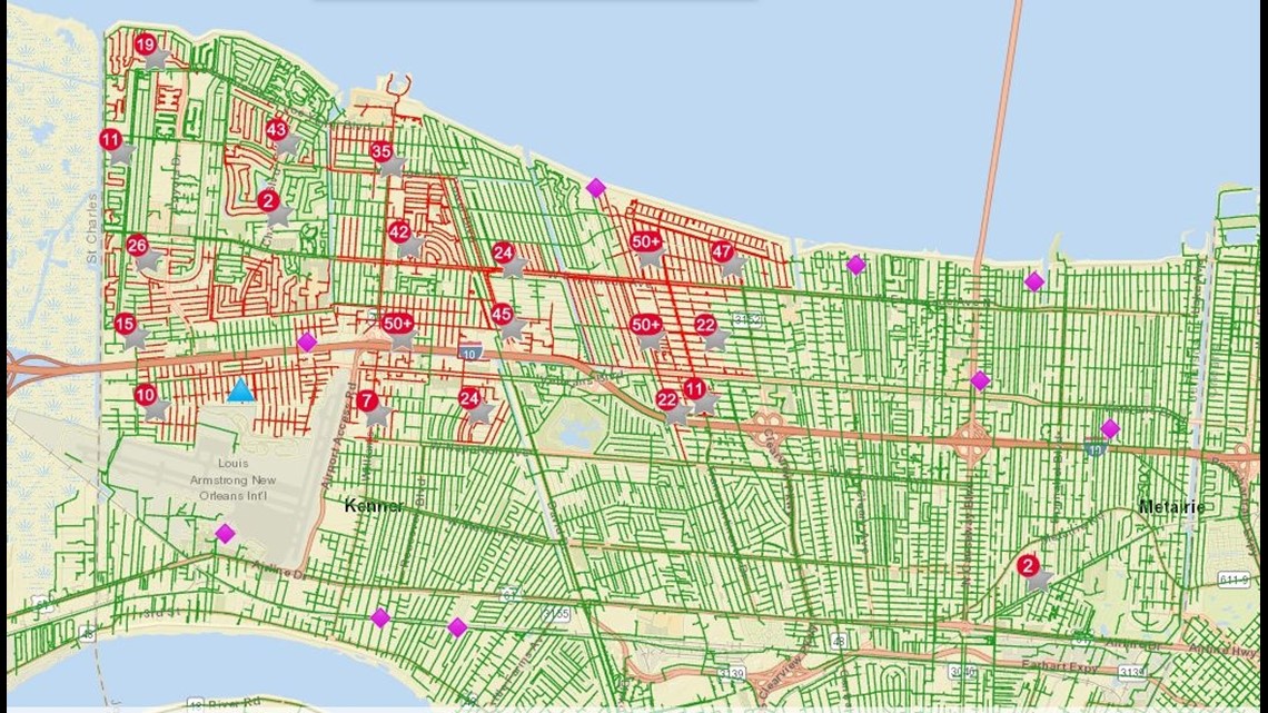 Power restored in Kenner after around 20k lost lights in afternoon ...