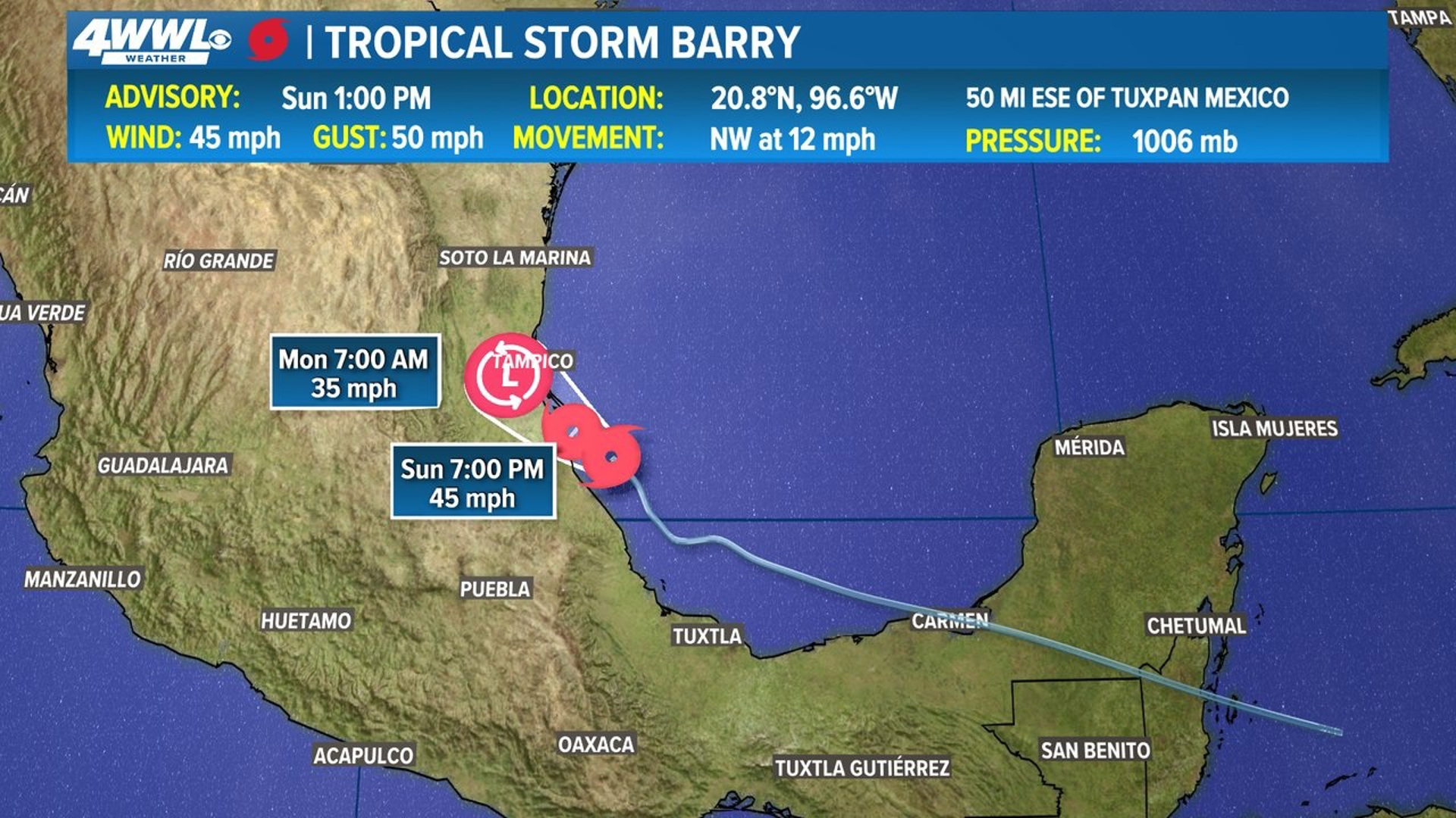 New Orleans Weather: Strong storms & heavy rain possible this week | wwltv.com