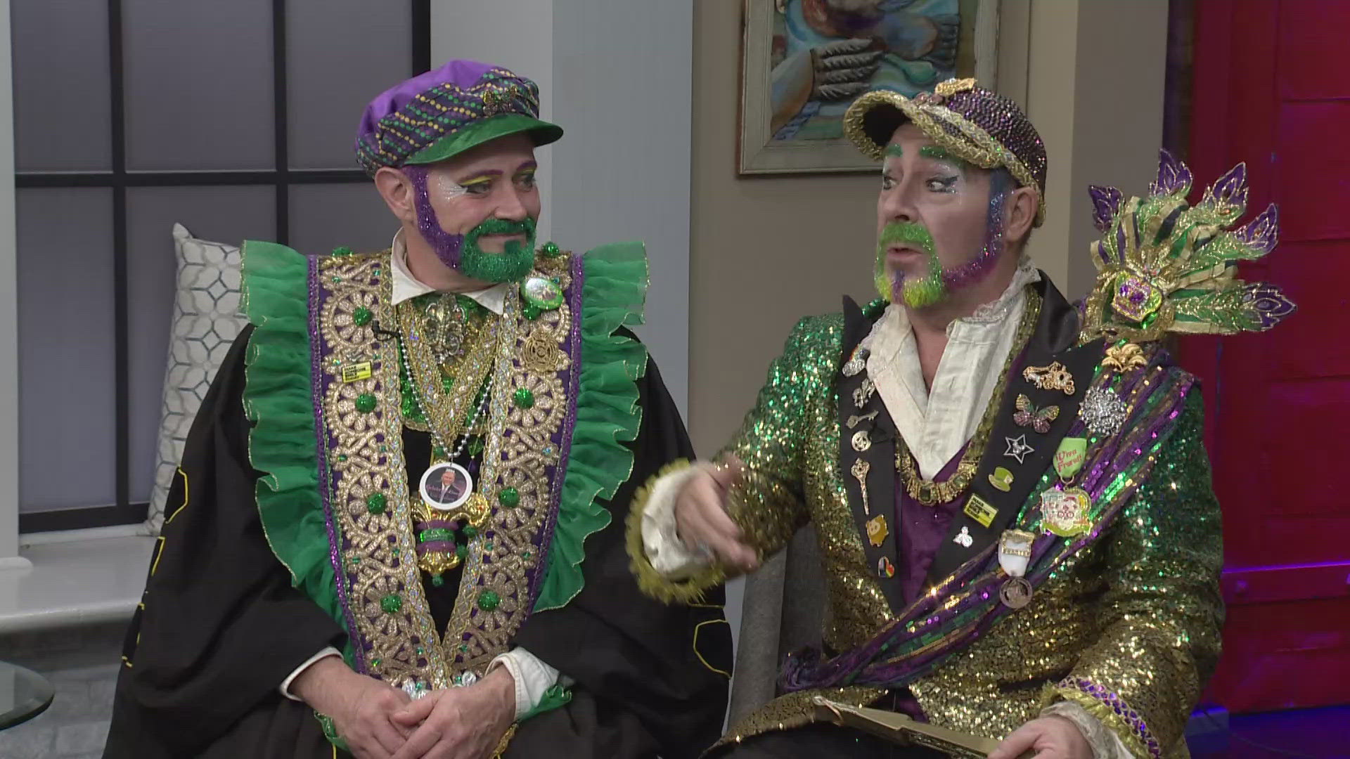 Professor Carl Nivale and Grand Marshal Marty Graw Show preview | wwltv.com