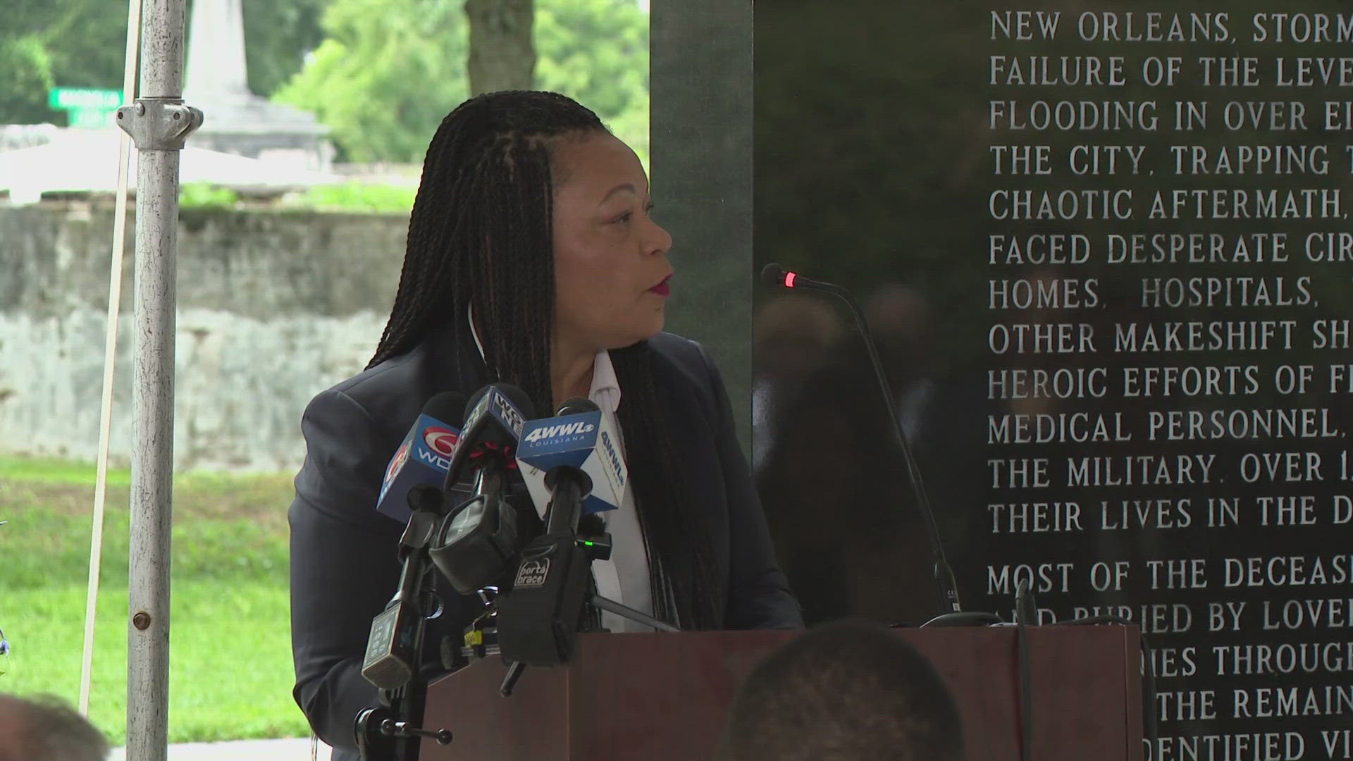 A wreath-laying ceremony opened the day of remembrance at the Hurricane ...