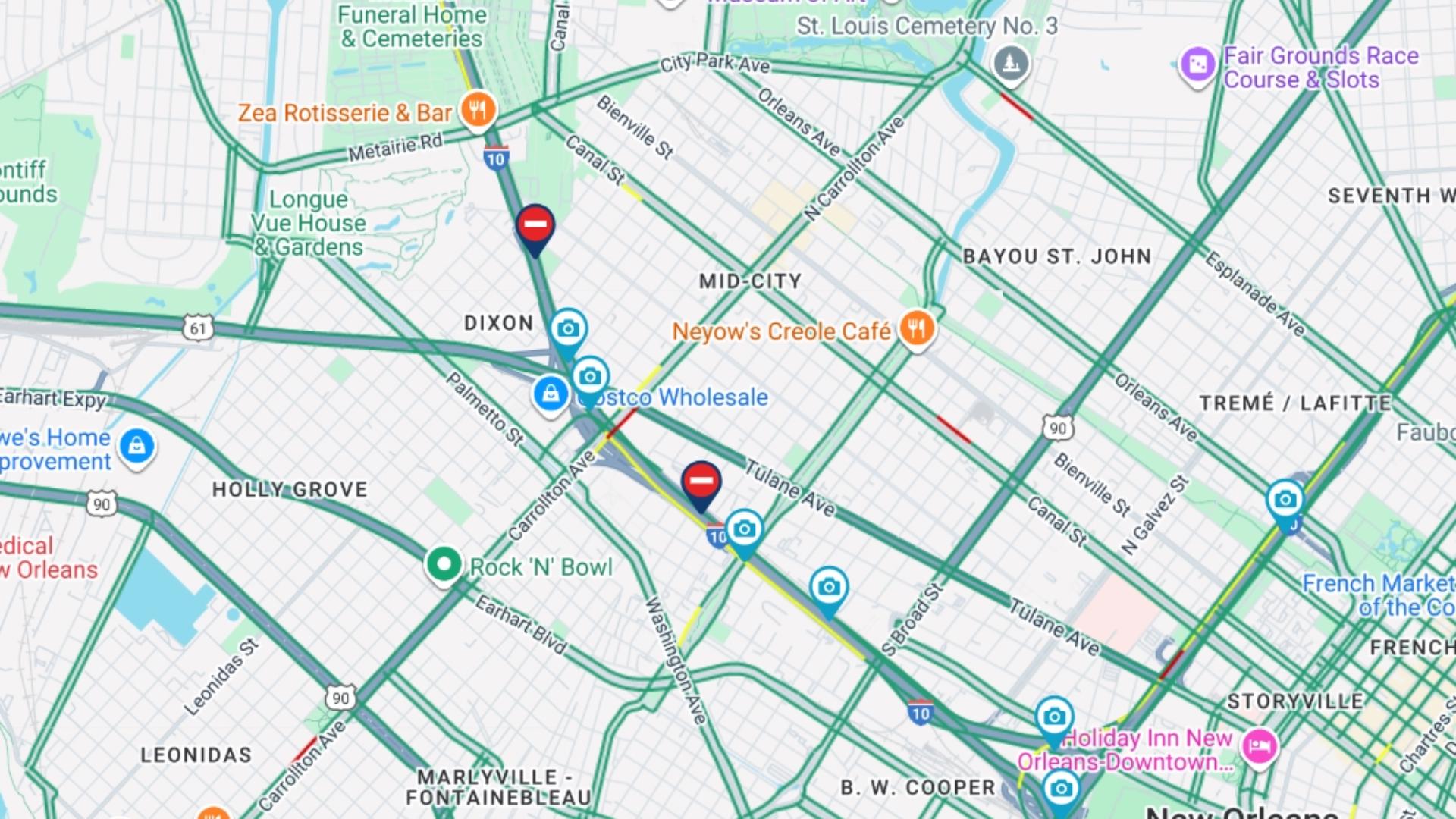 Traffic Alert: I-10W ramp closure, Claiborne Ave Bridge closure | wwltv.com