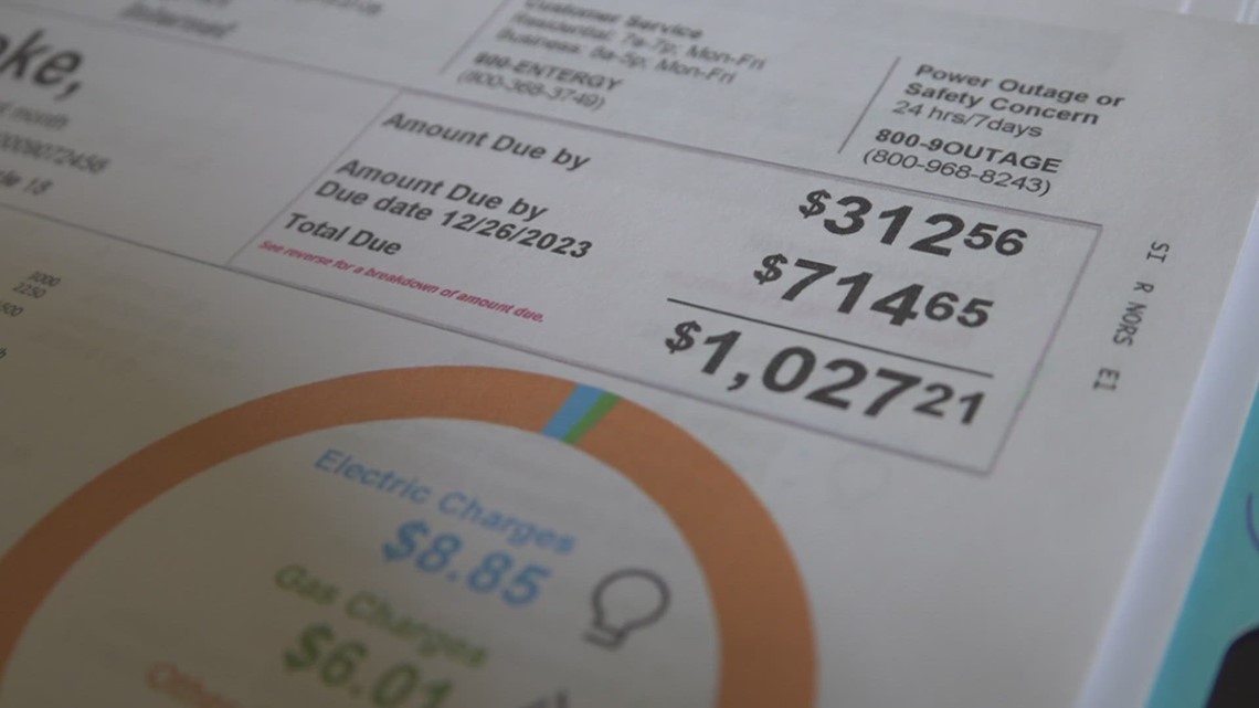 Have level billing with Entergy? You could get a huge bill when you ...