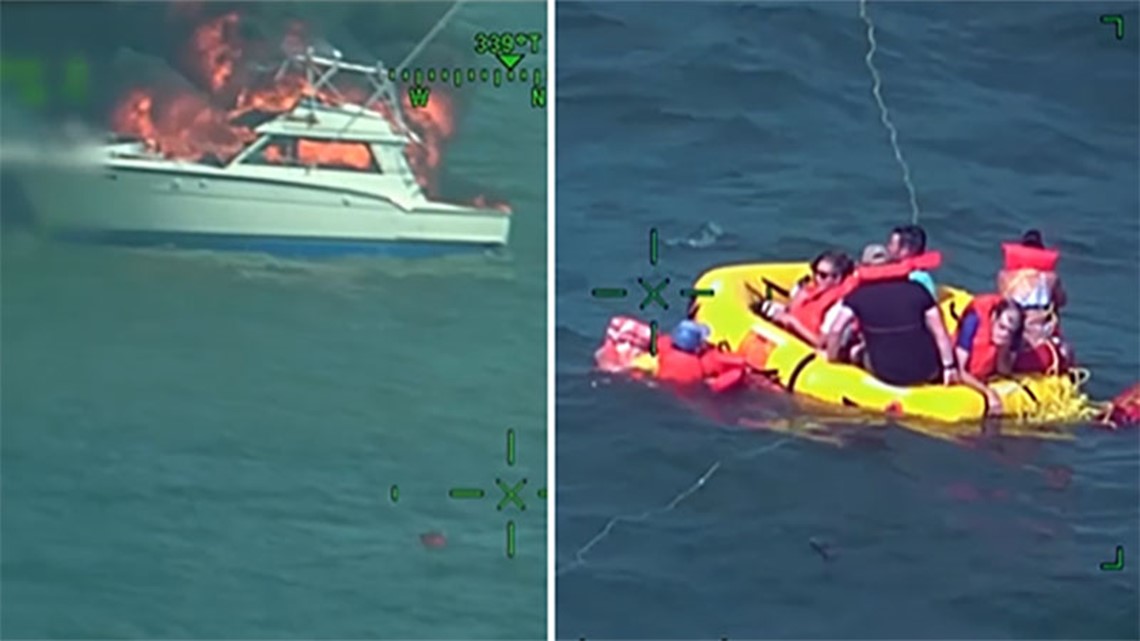 7 rescued after boat catches fire in the Gulf of Mexico | wwltv.com