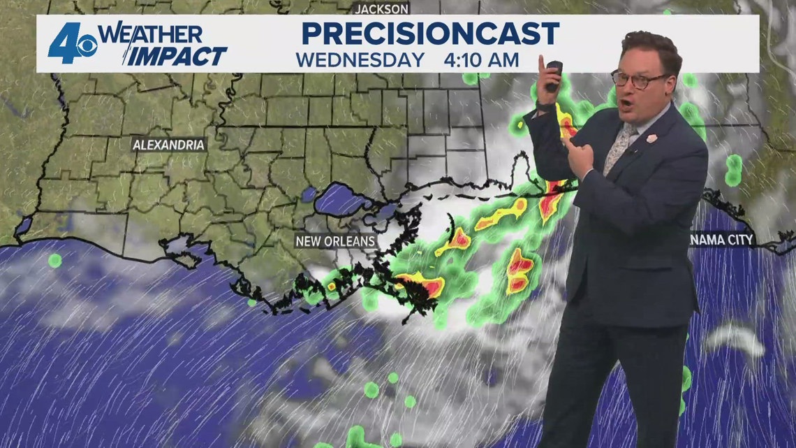 New Orleans Weather: Tropical wave keeps rain chances up and lingering ...