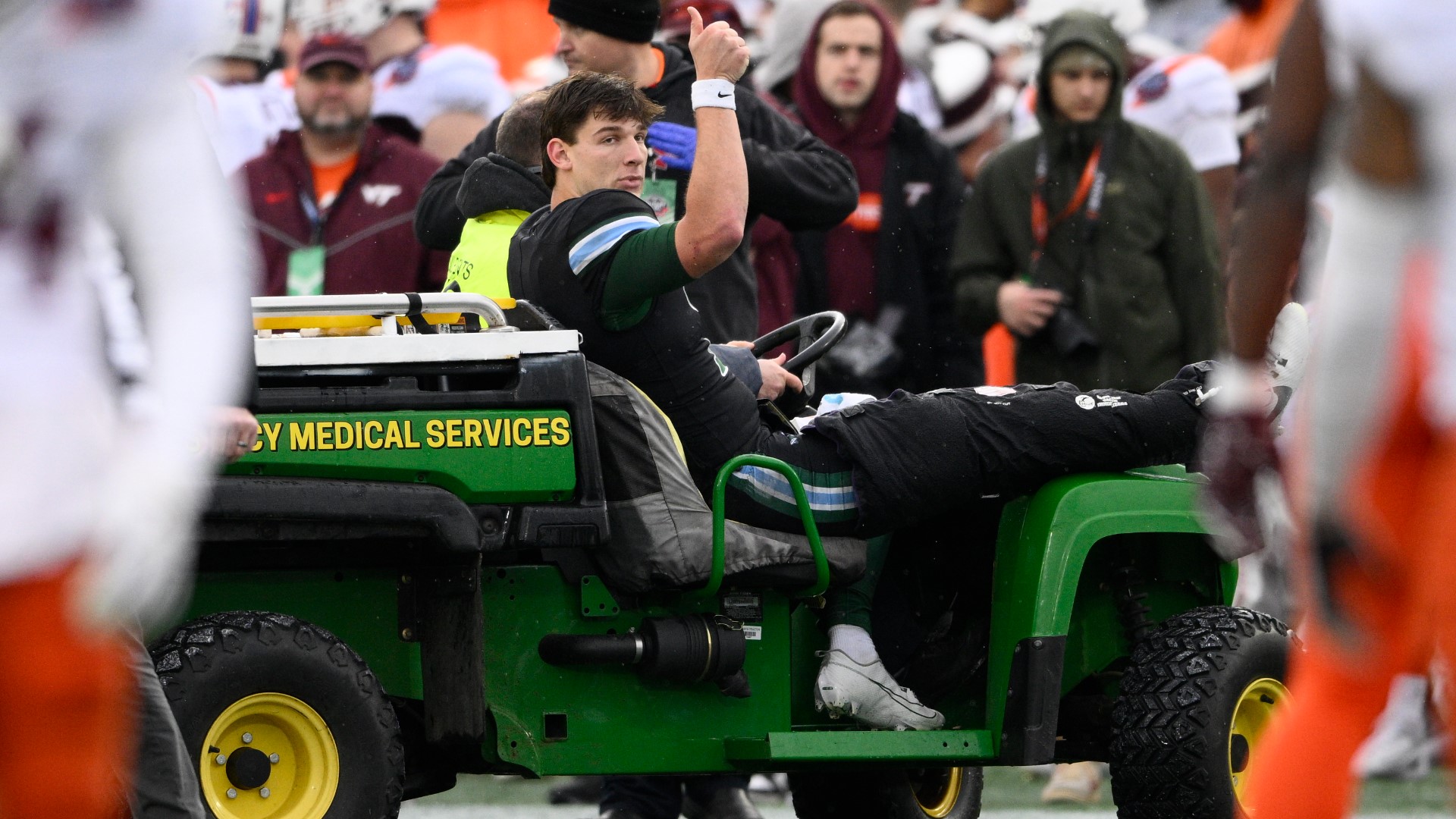 Drones handles the rain, leads Virginia Tech to 41-20 win over No. 23 ...