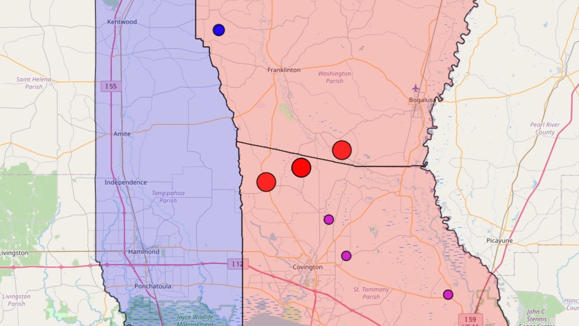 Almost 5,000 without power in St. Tammany | wwltv.com