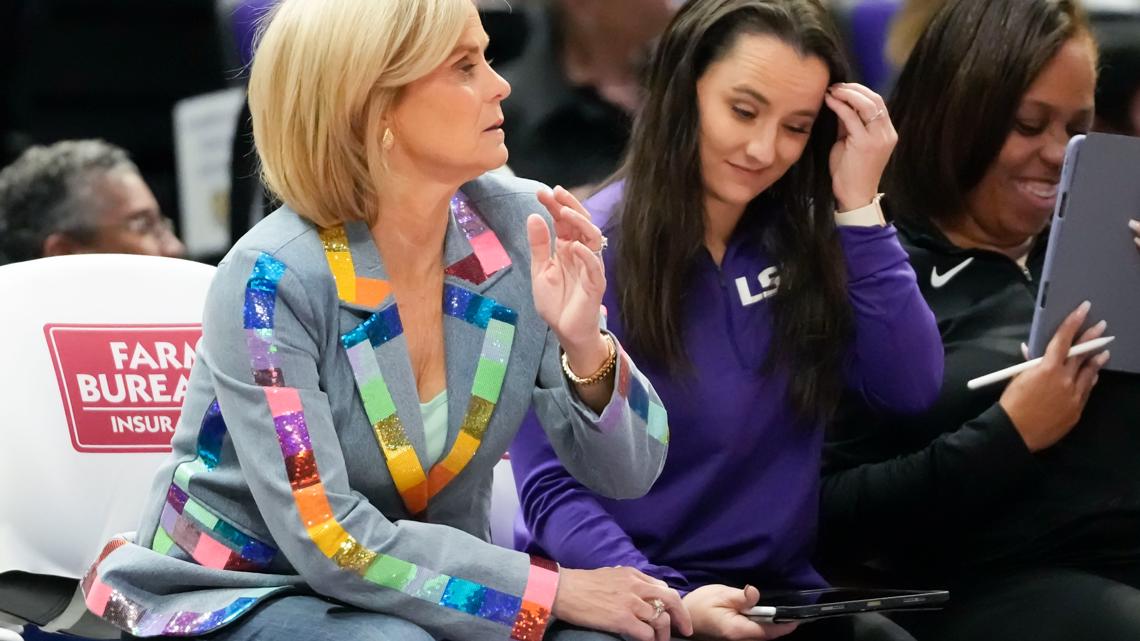Mulkey Fashion | See the wild outfit LSU Head Coach Kim Mulkey wore ...
