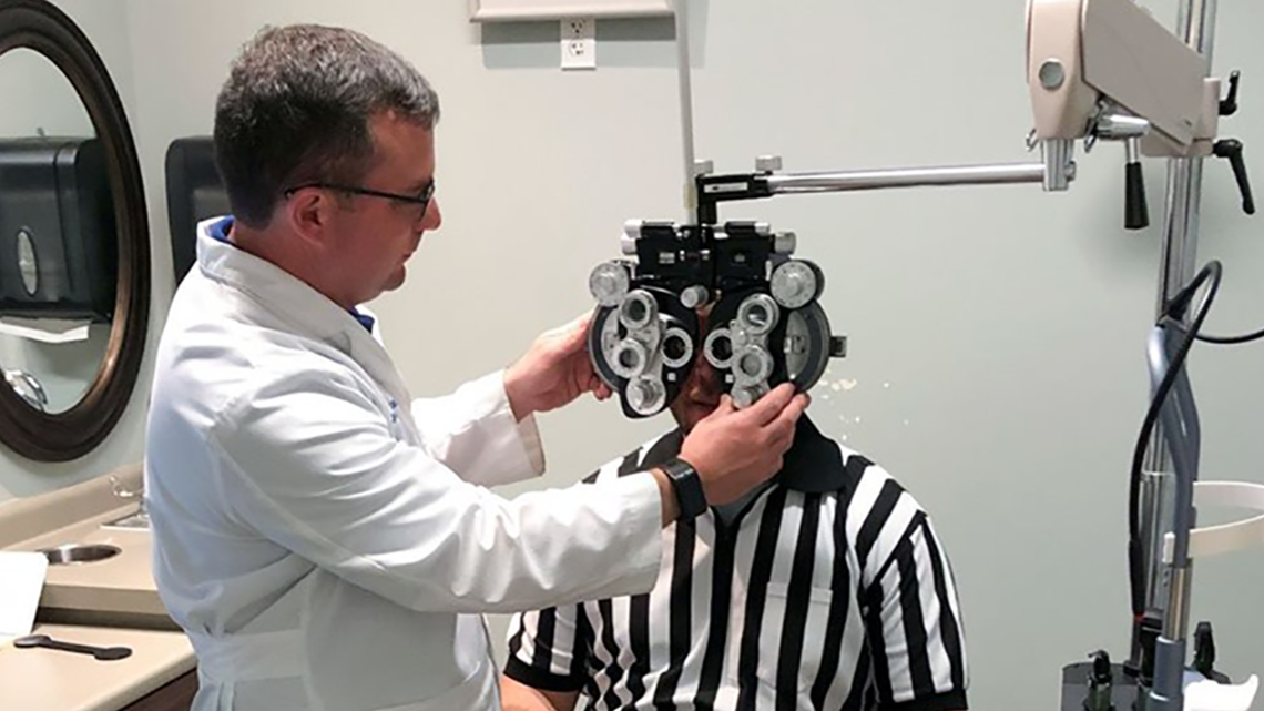 Northshore eye doctor announces free referee eye tests for Saints ...