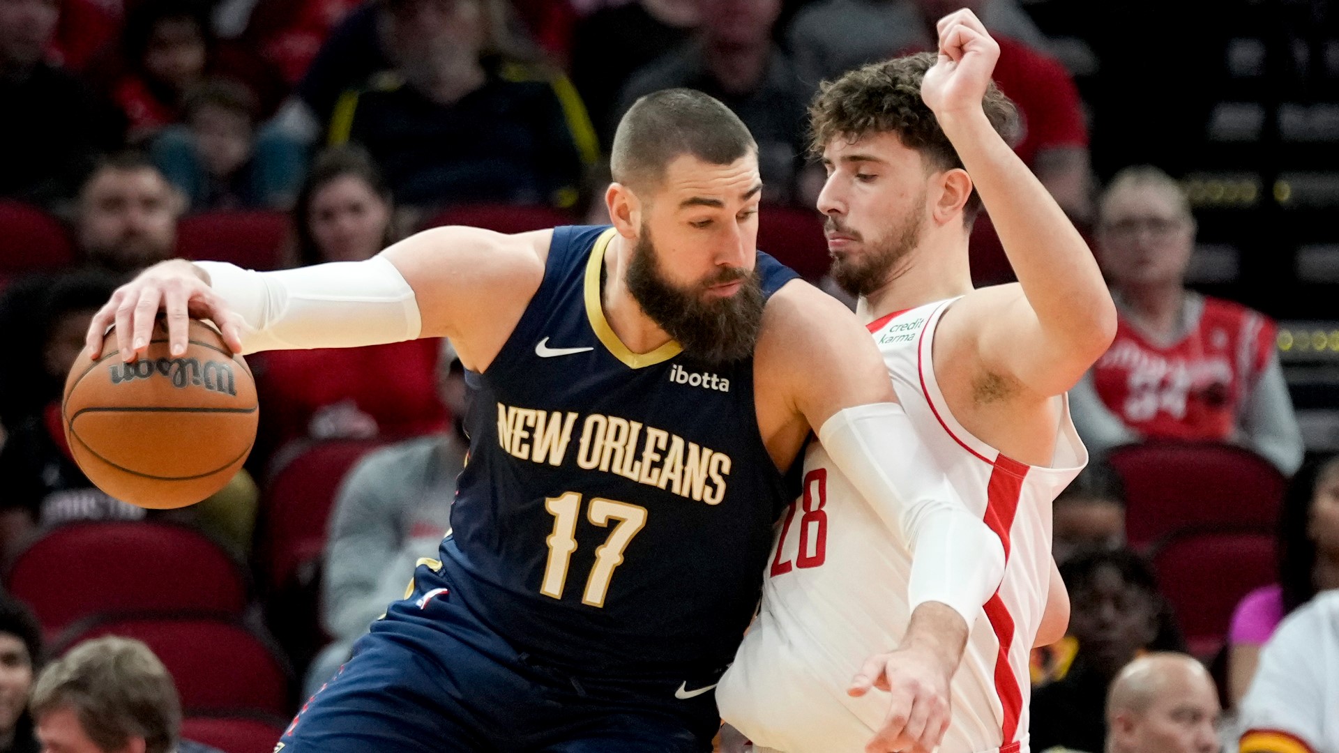 Valanciunas and Ingram lead Pelicans past Rockets 110-99 to snap 3-game ...