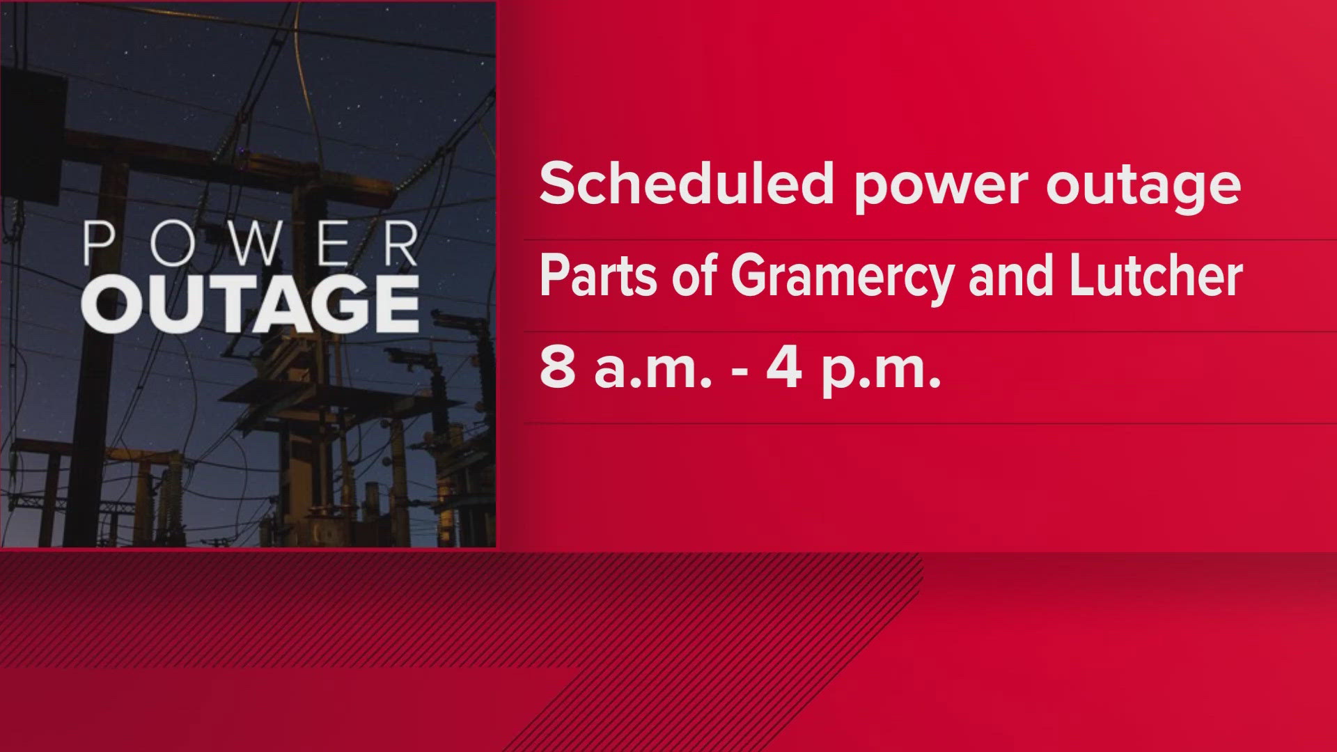 Power grid upgrades to cause temporary power shutdown on Saturday in ...