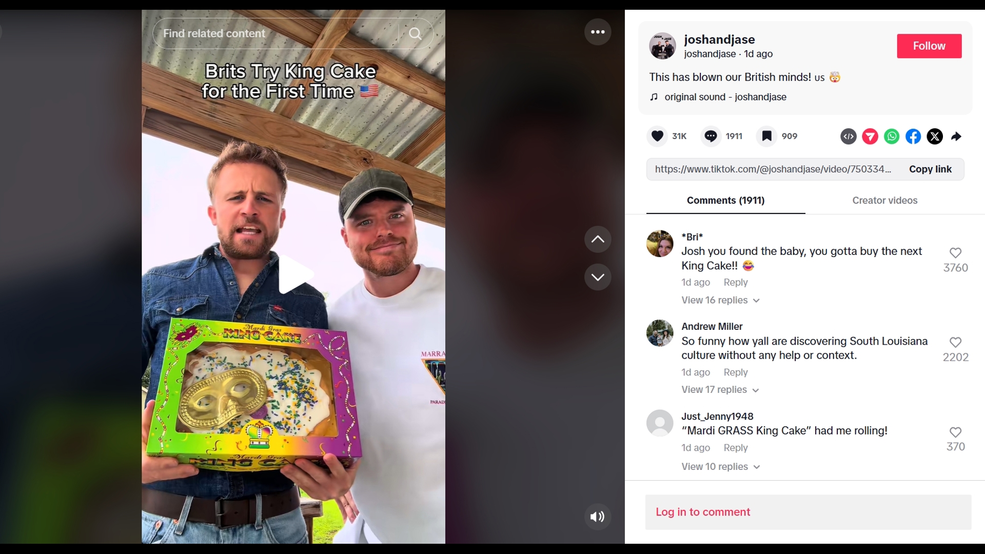 TikTok duo Josh and Jase react to Louisiana’s unique cuisine | wwltv.com