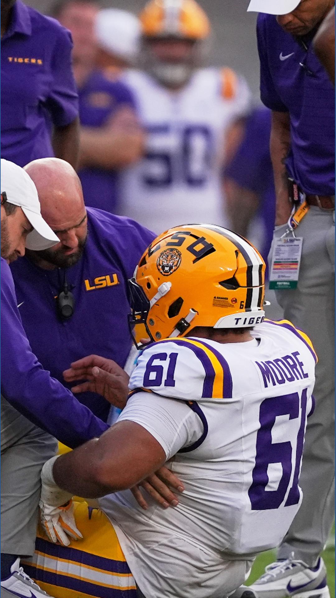 LSU's Green and Moore escape major injuries | wwltv.com