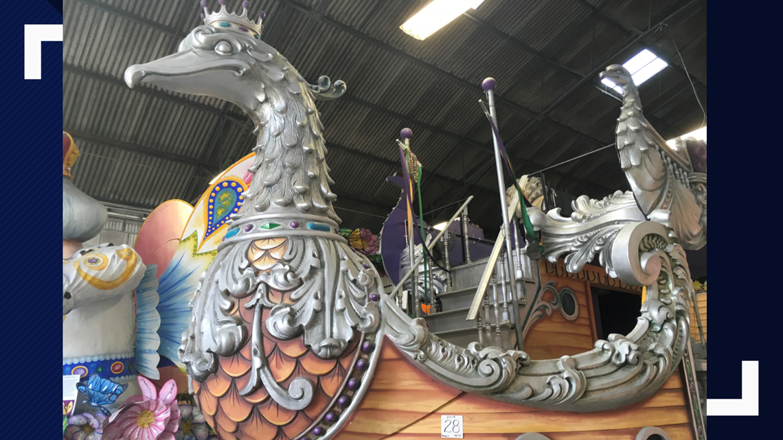 Sneak a peek inside the Rex float den | wwltv.com