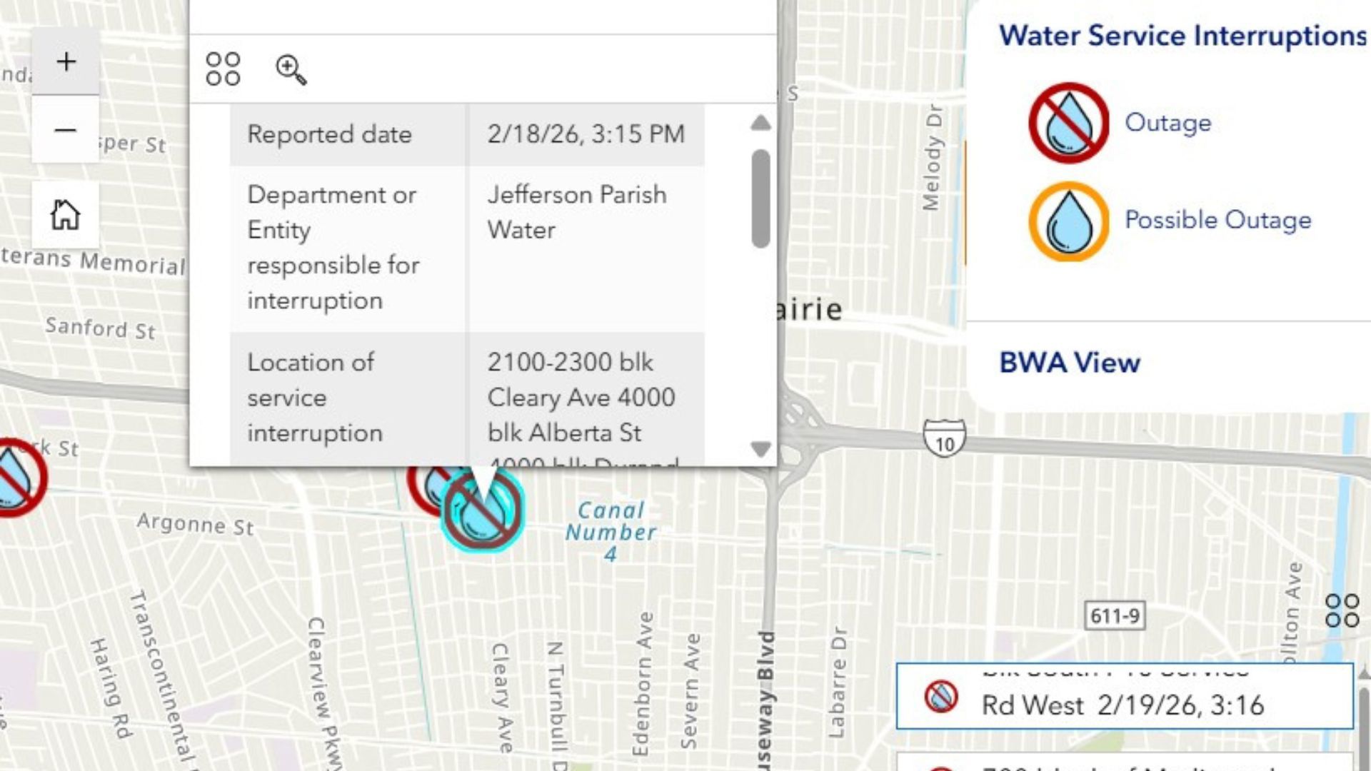 No water for several Metairie streets | wwltv.com