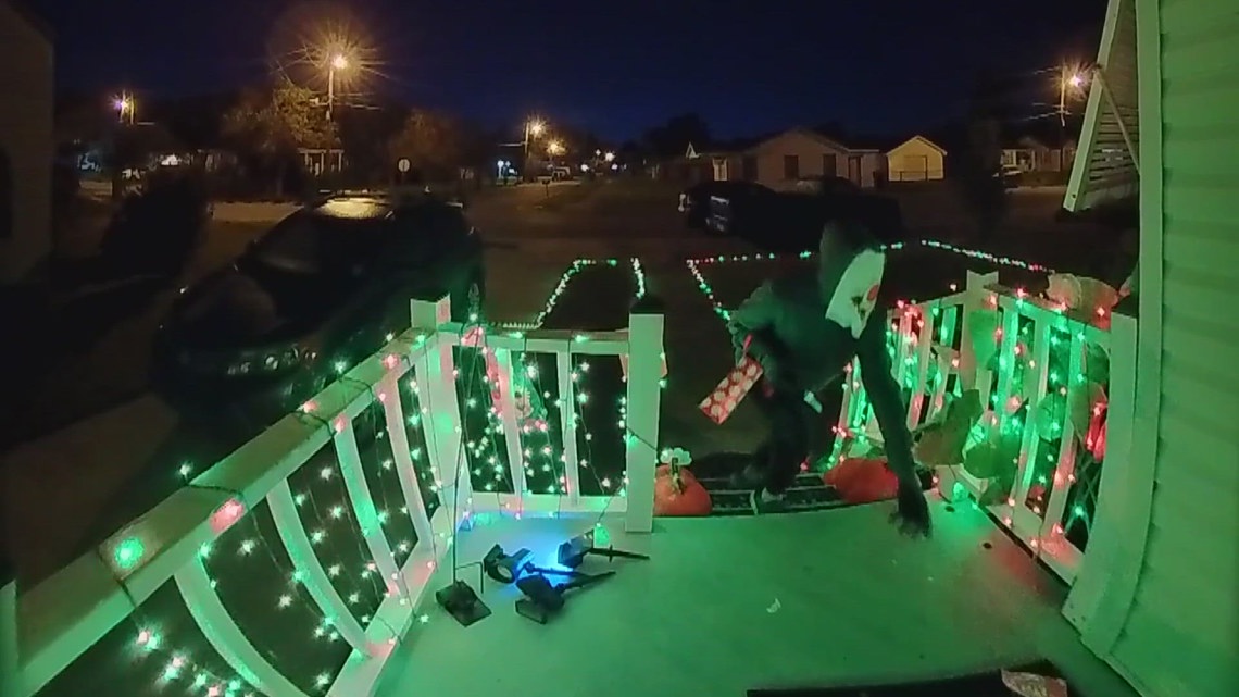 Grinch on the loose: Masked vandal targets St. Bernard holiday ...