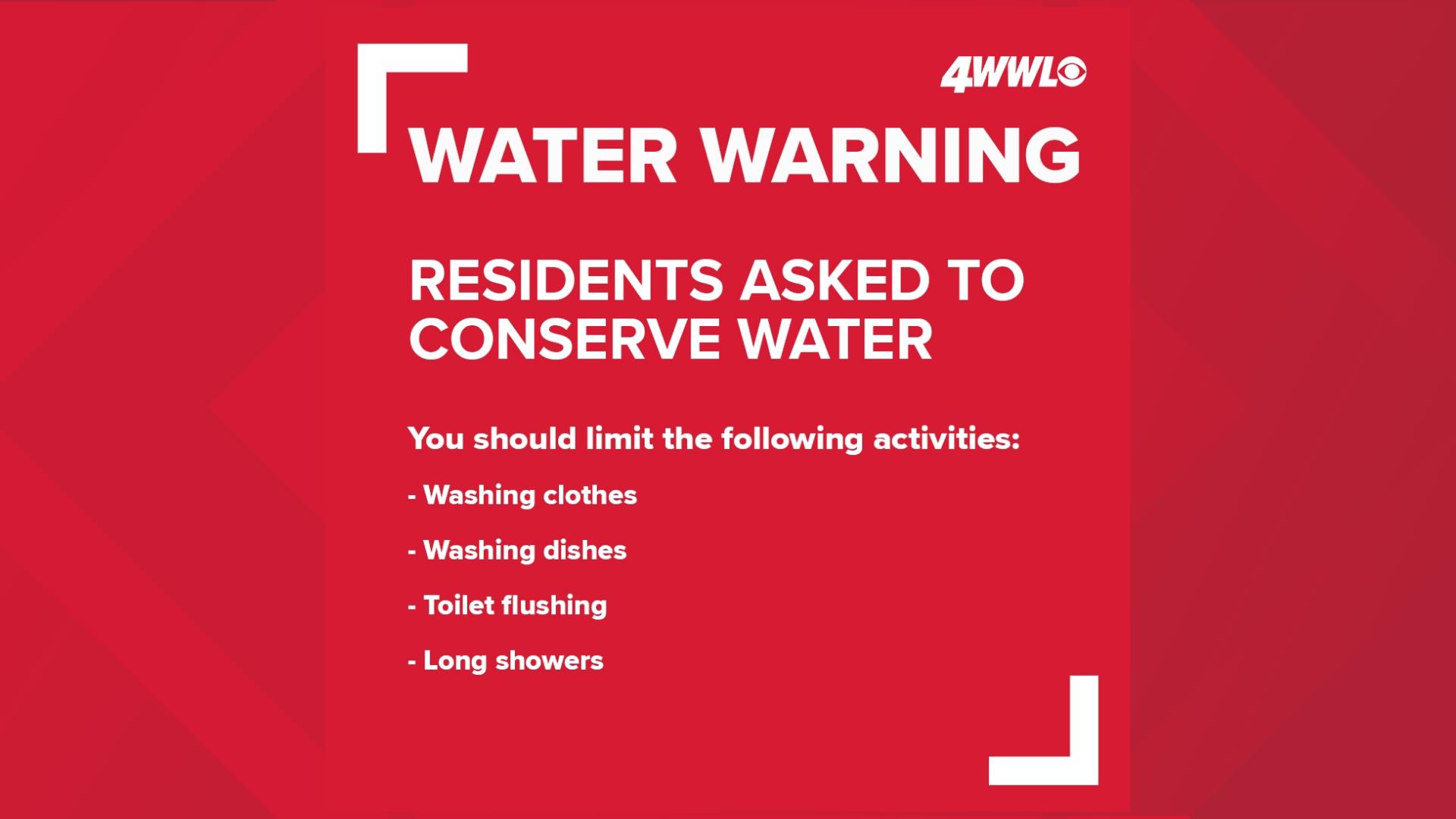 Residents asked to not wash dishes or clothes, shower, until situation ...