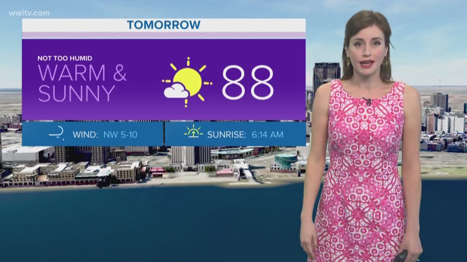 Sunny, warm, dry weather this week | wwltv.com