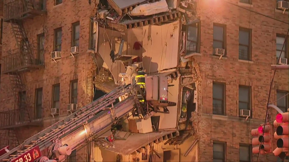 Six-story apartment building partially collapses in New York | wwltv.com