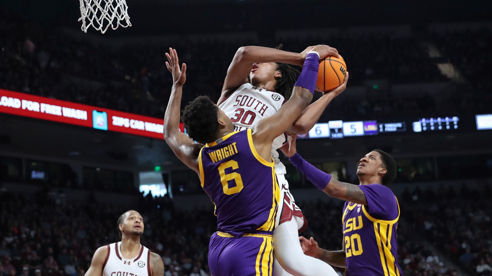 Jordan Wright's foul shots cap LSU comeback in 64-63 win over No. 11 ...