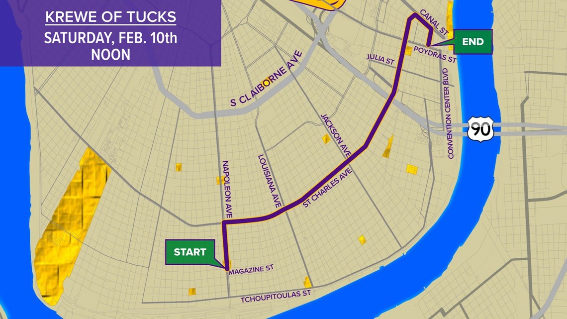 Krewe of Tucks 2024 parade | wwltv.com