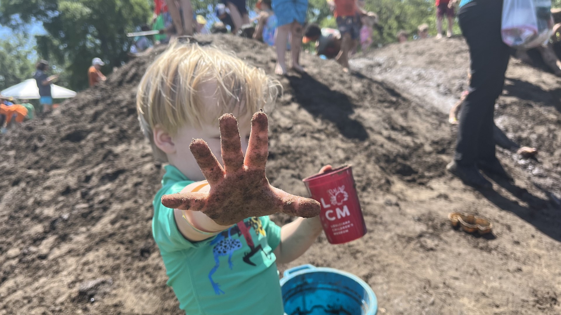 Kids got muddy at Louisiana Children's Museum Mud Fest | wwltv.com
