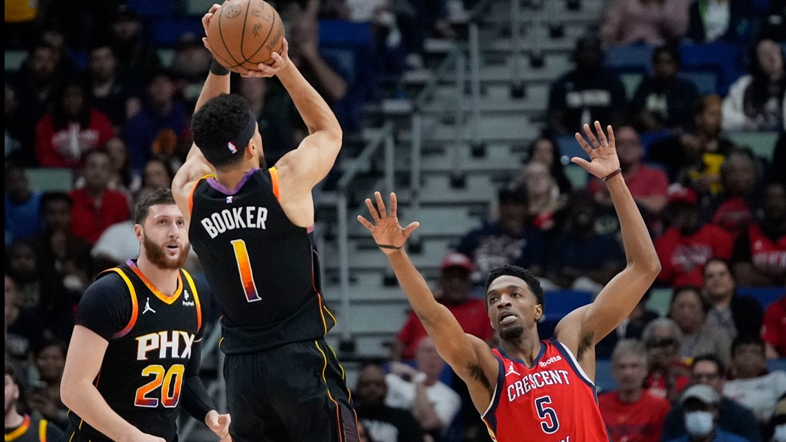 Devin Booker scores 52 points to lift the Suns over the Pelicans 124-111 | wwltv.com