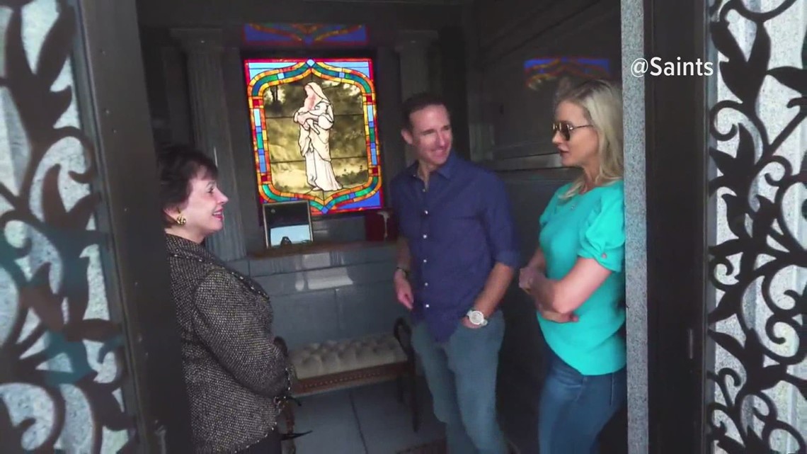 Brees visits Tom Benson's grave on first day of retirement to thank him ...
