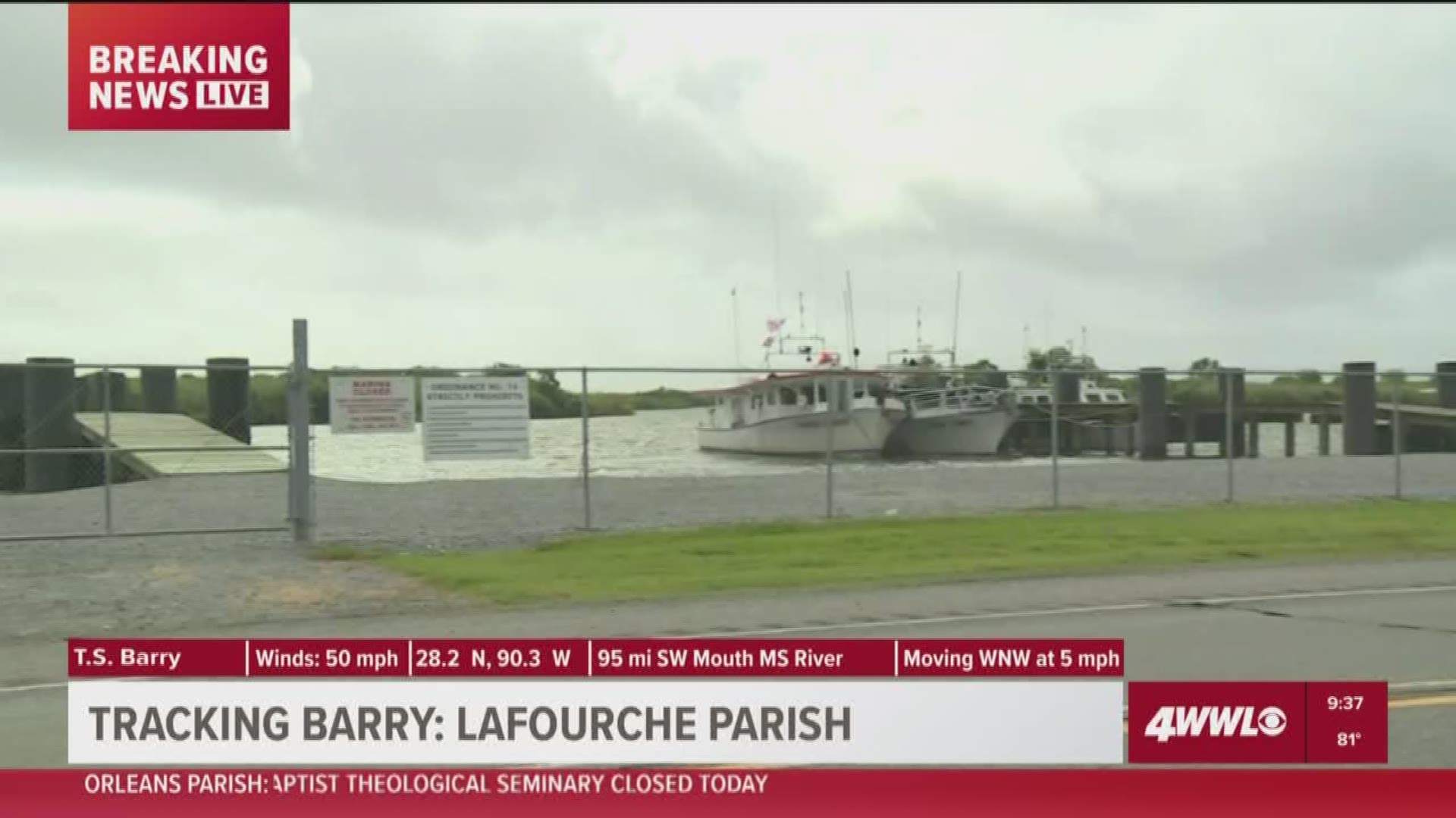 Evacuation Orders In Lafourche Parish