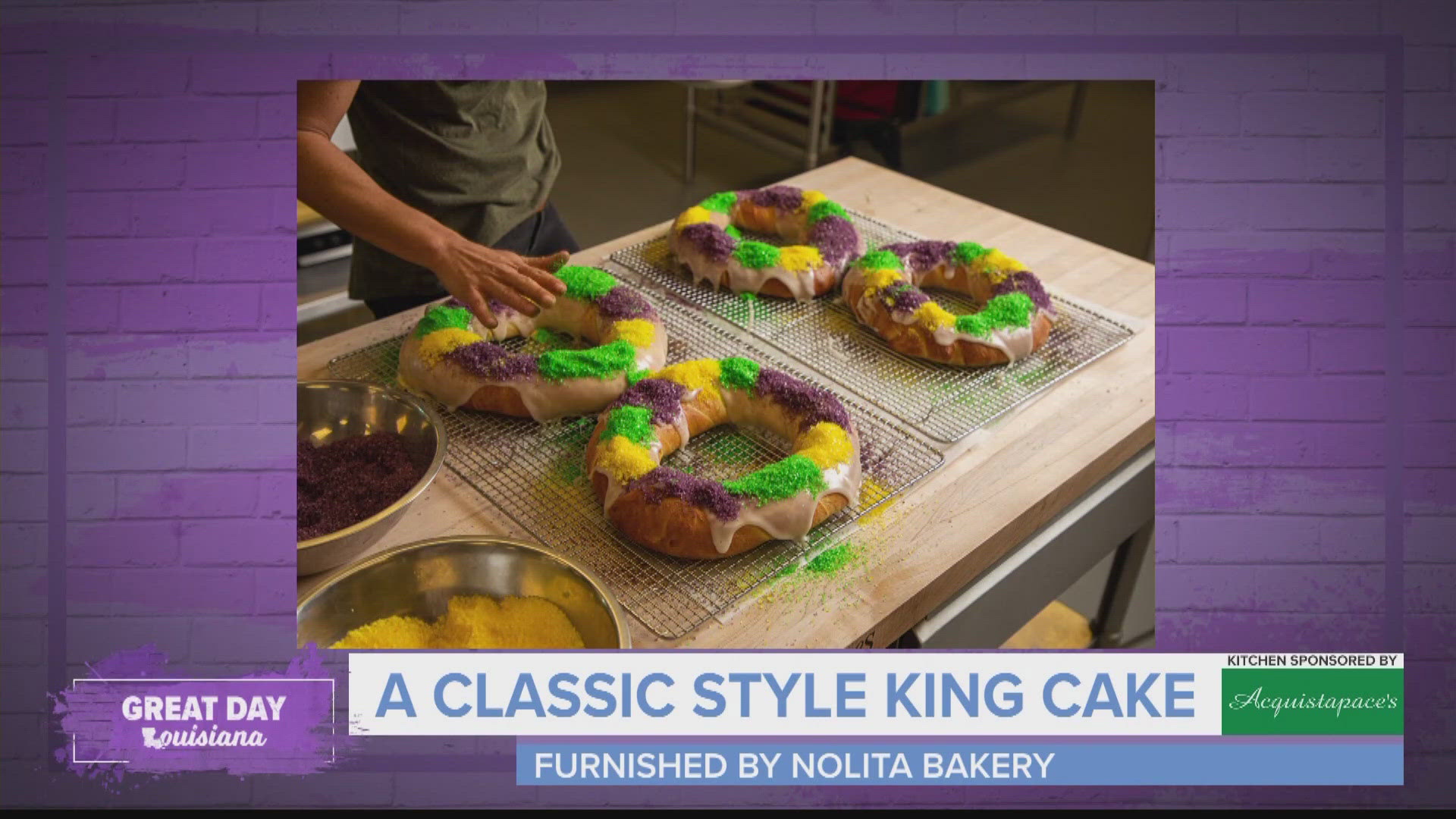 Nolita Bakery Shows Us Their Classic King Cake | wwltv.com