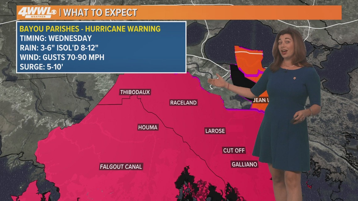 Hurricane Francine: Parish-by-Parish impact expectations | wwltv.com