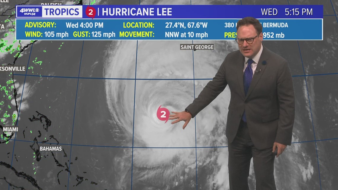 Tropical Update: Lee moving north, Nigel forming soon | wwltv.com