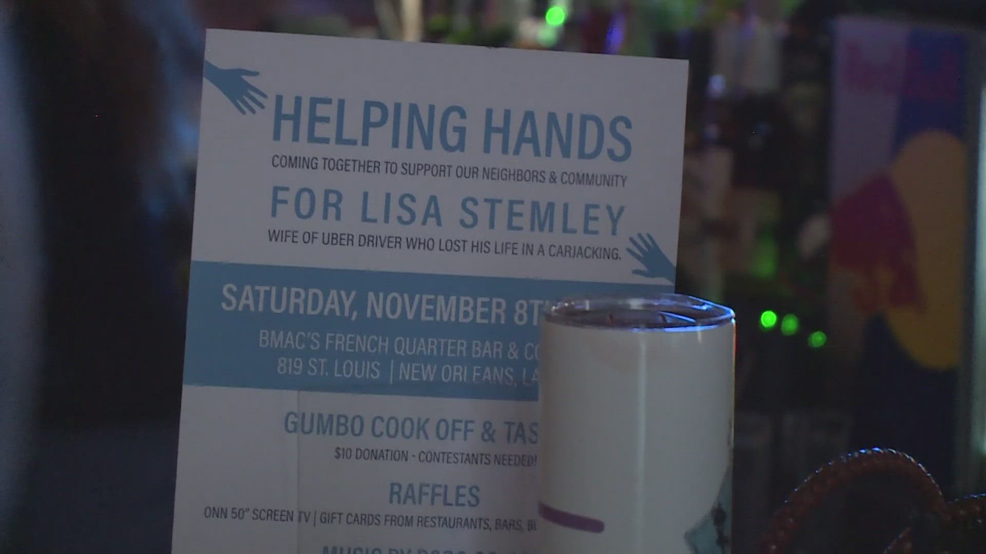 Neighbors rally at B Mac's to support widow of Uber driver killed in ...