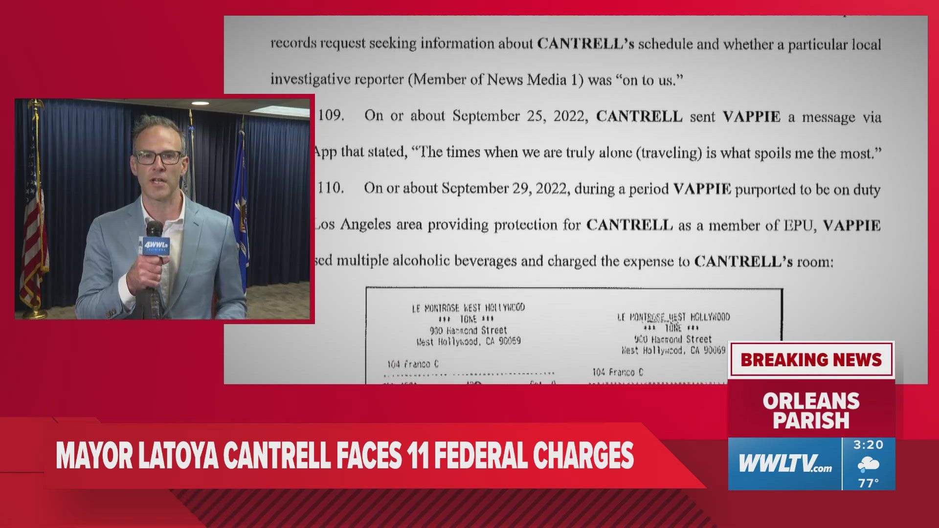 New Orleans Mayor Cantrell indicted on federal charges | wwltv.com