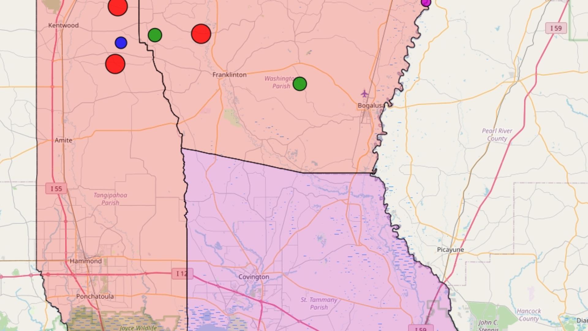 Thousands lose power in three southeast Louisiana parishes | wwltv.com