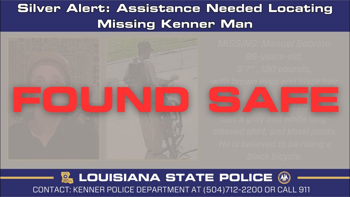 State Police issue Silver Alert for 86-Year-Old Missing in Kenner | wwltv.com