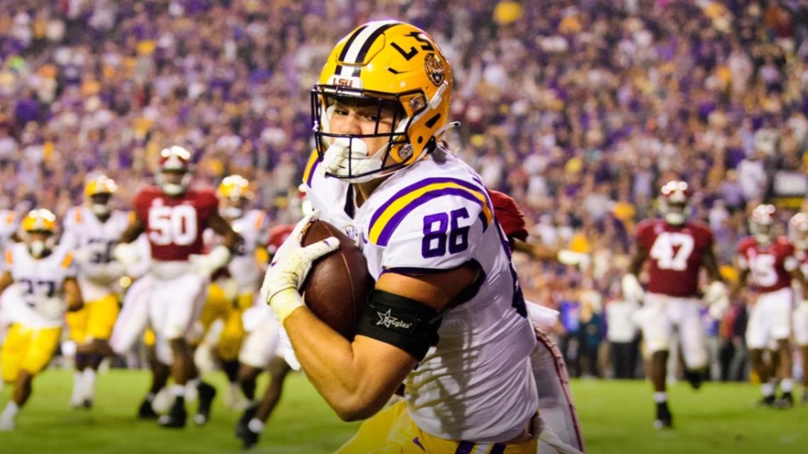 Jets draft LSU tight end Mason Taylor No. 42 overall | wwltv.com