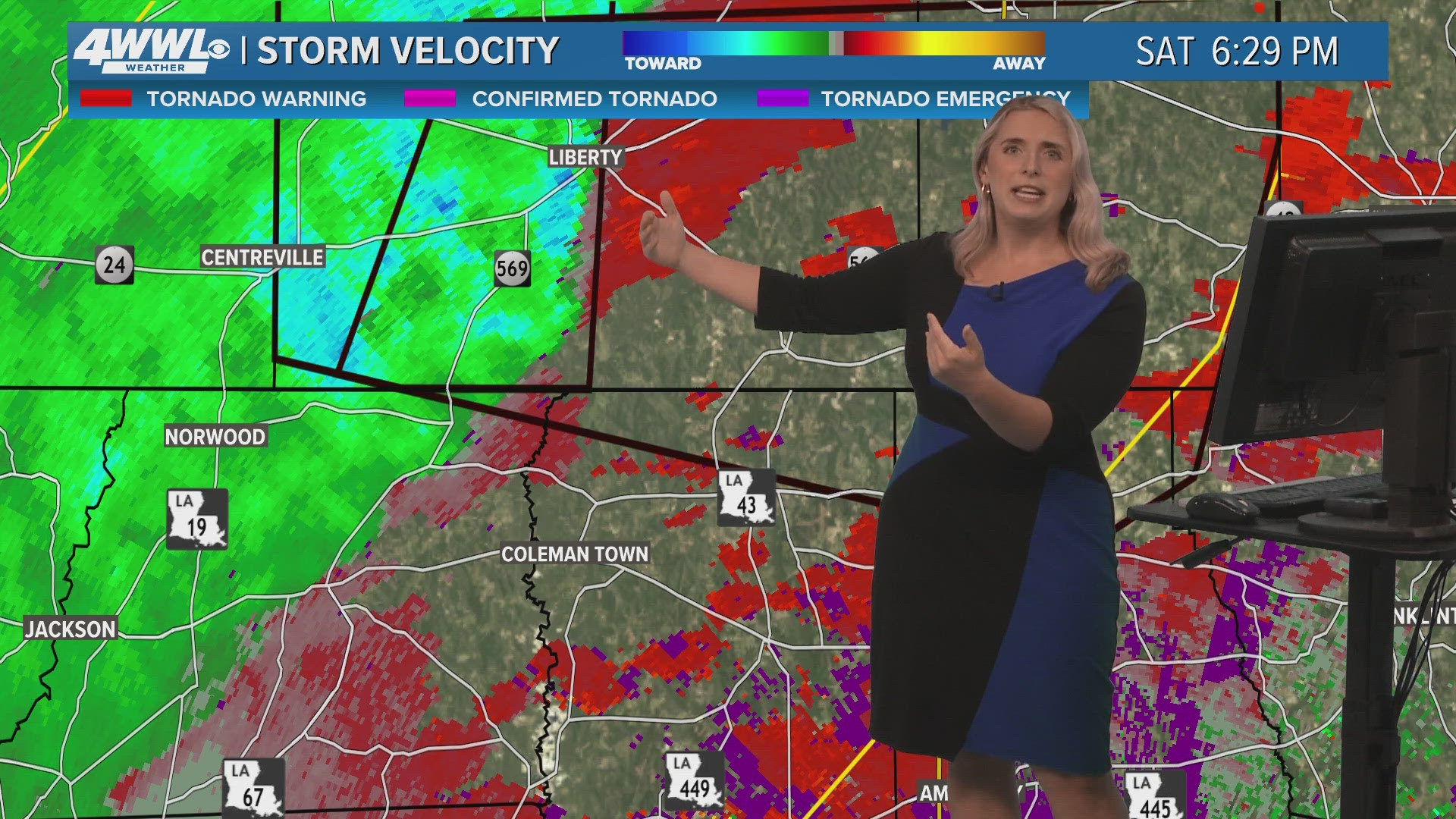 Tornado Warning issued for has been issued for areas in Pike, Tangipahoa, Amite, East Feliciana ...