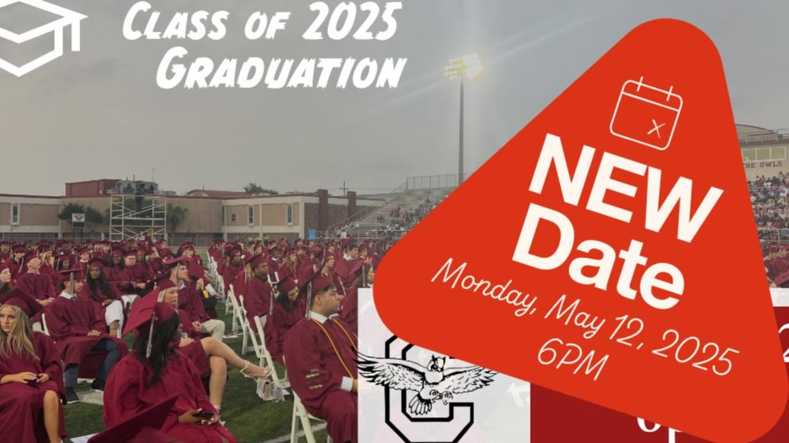 Storms delay Chalmette High Class of 2025 graduation | wwltv.com