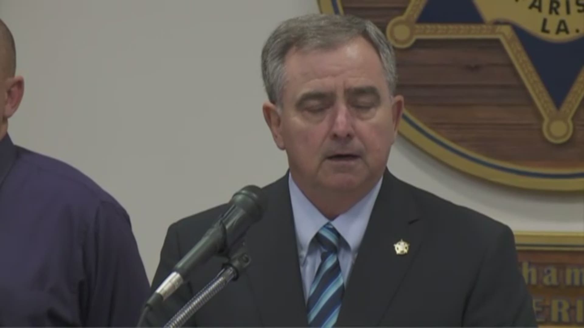 St. Charles Parish Sheriff on arrest of suspect | wwltv.com